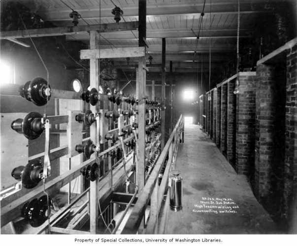Vintage Photographs > High Tension Disconnect Switches at Mass. Street ...