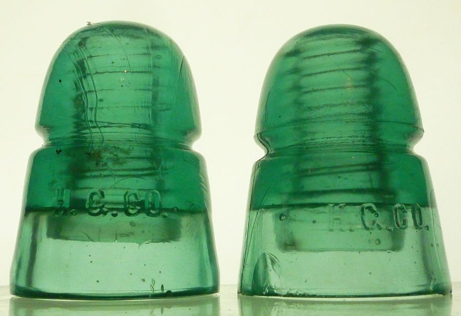 For Sale (not Sold) > PAIR OF CD 145 H.G. CO. telegraph insulators ...