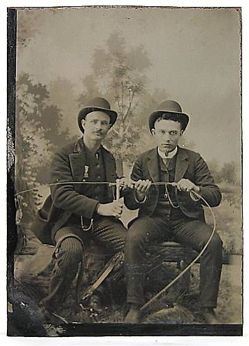 Vintage Photographs > Western Union (?) Telegraph Wire Splicers c.1880