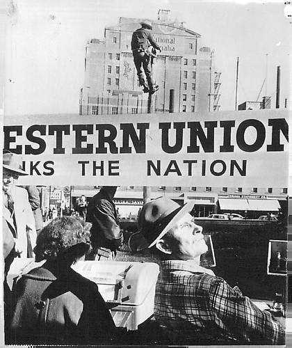 Vintage Photographs > Western Union Commemoration, 1961, Omaha NE, ICON....