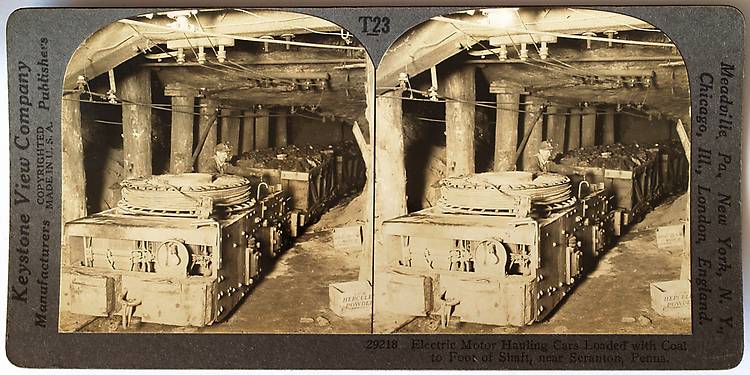 Vintage Photographs > Coal Mine Photo c.1890s Electrical Distribution