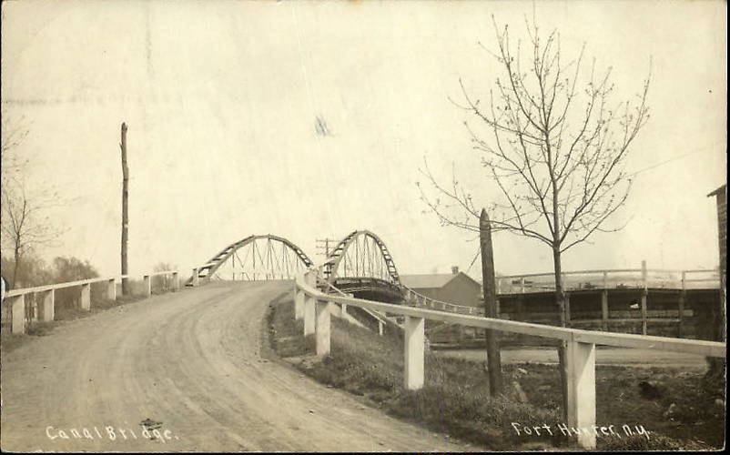 Vintage Photographs > Fort Hunter, NY Canal Bridge, c.1910, Sidepin ...