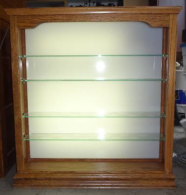 For Sale (Sold or No Longer Available) > 34 x 37" Oak Backlit Display ...