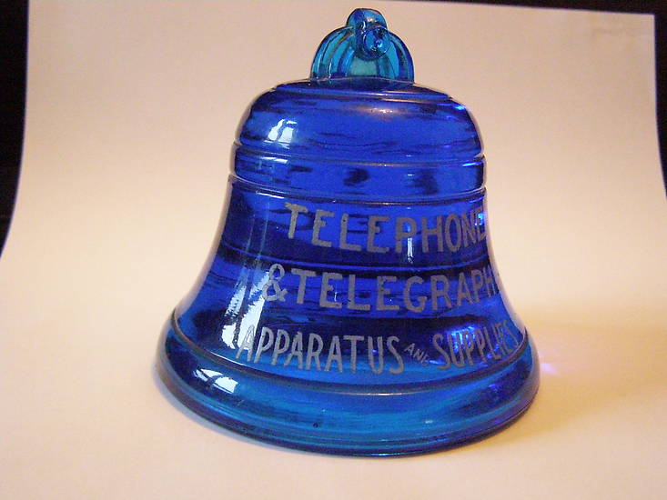 For Sale (not Sold) > Western Electric Company blue Bell paperweight