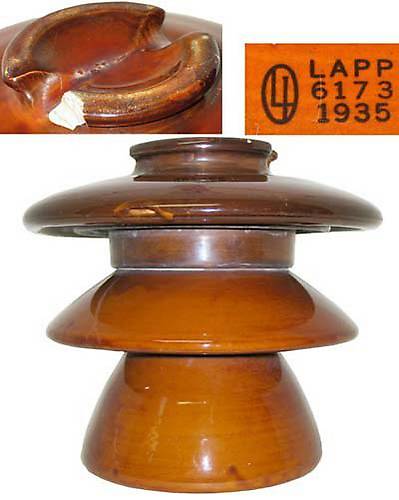 For Sale (not Sold) > M-3532A Orange Lapp Multipart insulator.