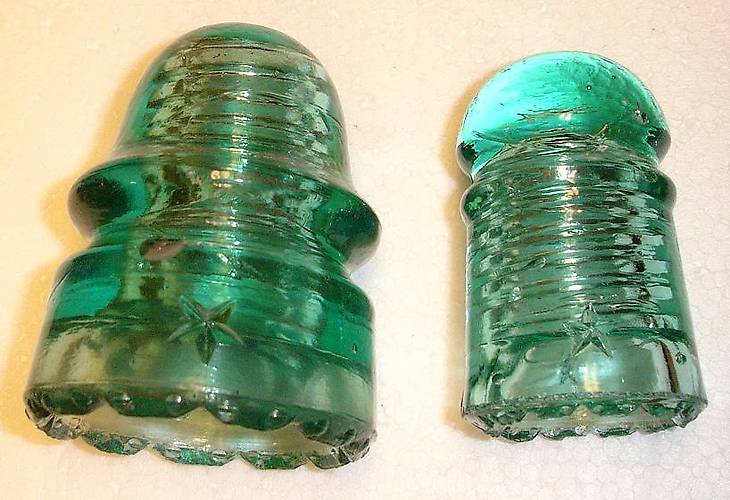 Collectors Albums > A nice rare set of Star Insulators, WEDGE Drips
